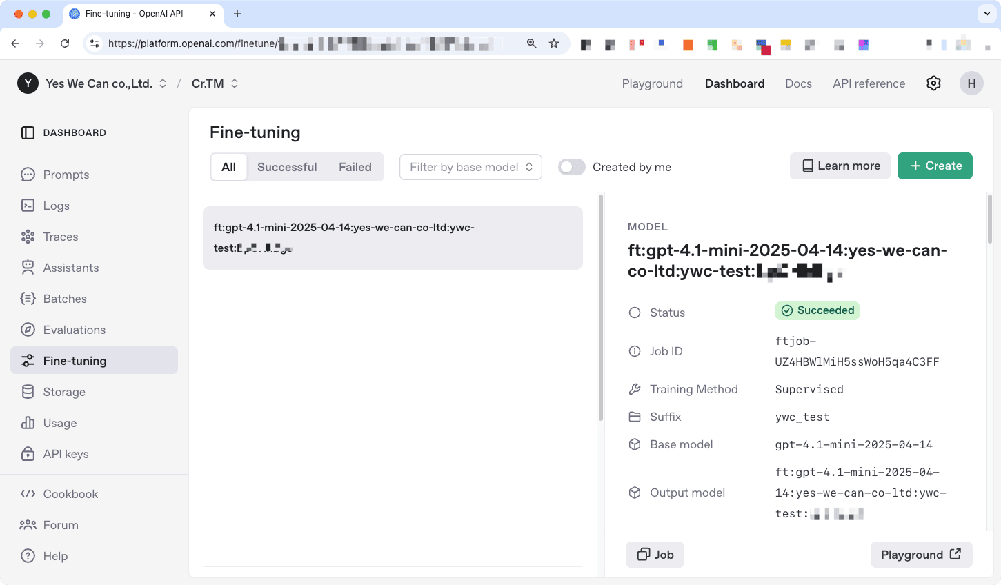 Claris FileMaker 2025 – ファインチューニングを使ってみた! - YWCのFileMaker（ファイルメーカー）情報 | YWCのFileMaker（ファイルメーカー）情報